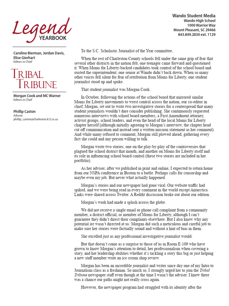 Morgan Cook Joy | PDF | Newspapers