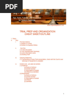 Pre-Trial Checklist (Sample) | PDF