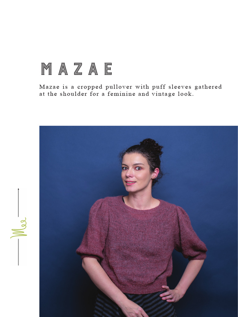 Mazae_pattern_-_December_2019 | PDF | Gauge (Knitting) | Knitting Mazae_pattern_-_December_2019 | PDF | Gauge (Knitting) | Knitting