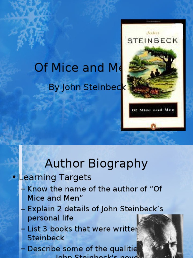 Of Mice and Men | PDF | Storytelling | Vocabulary