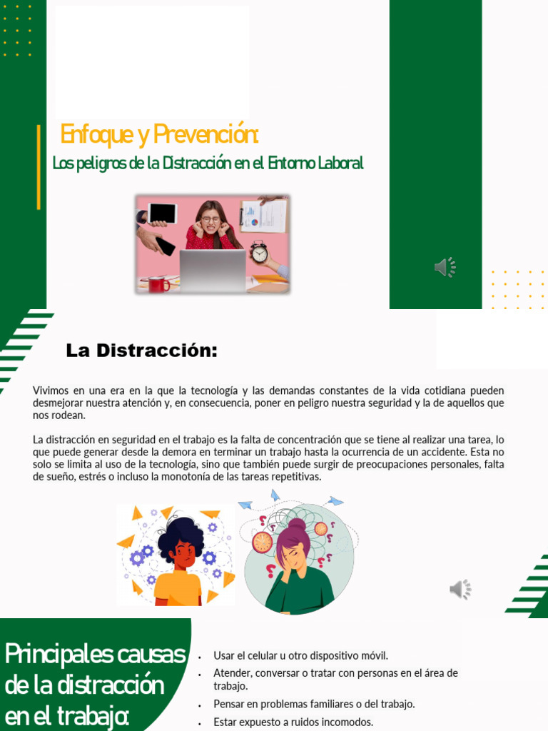 Momento de Seguridad Sobre La Distracción | PDF