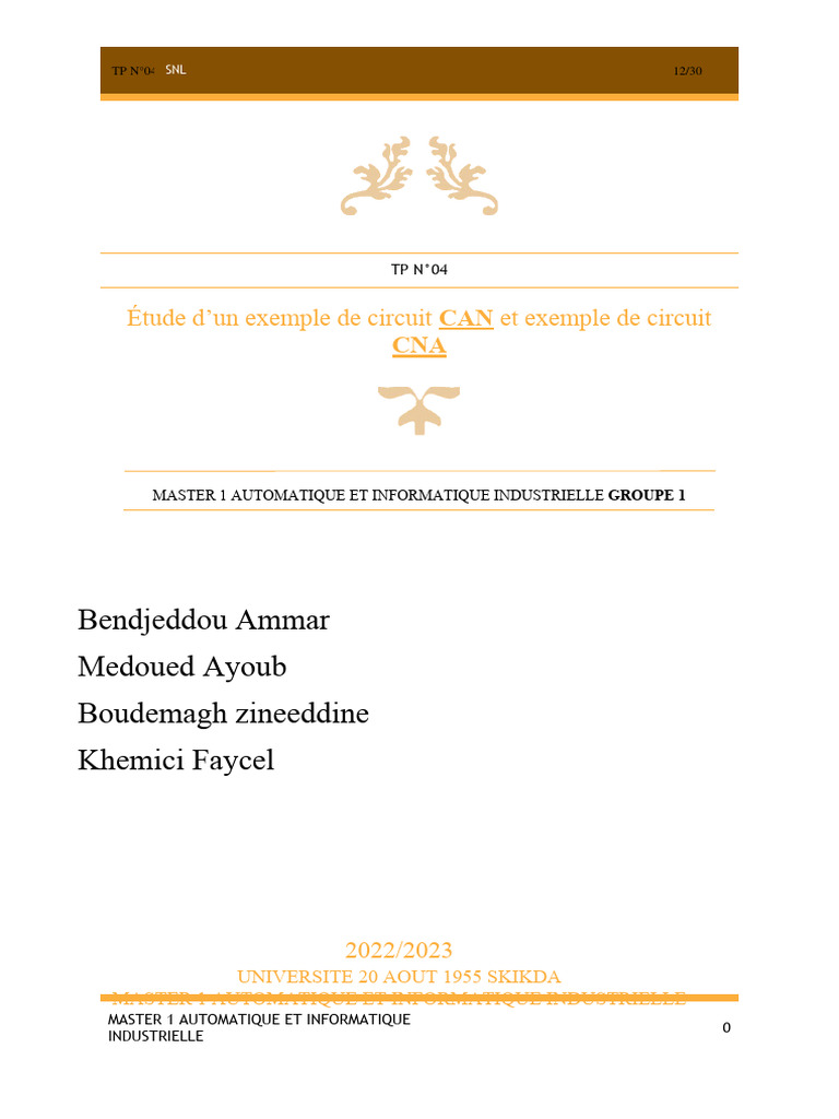 TP 4 Eln | PDF | Résistance (composant) | Électronique