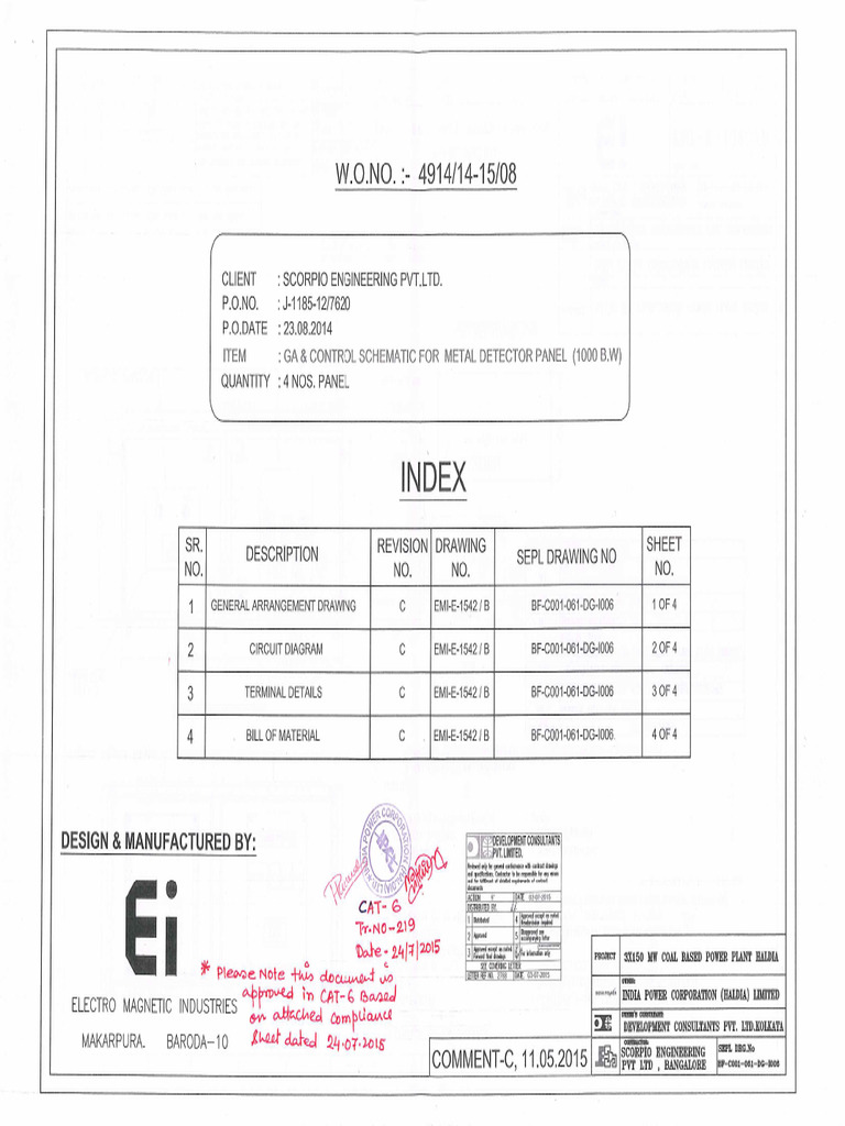 Metal Detector Ga & Schematic Control Panel | PDF