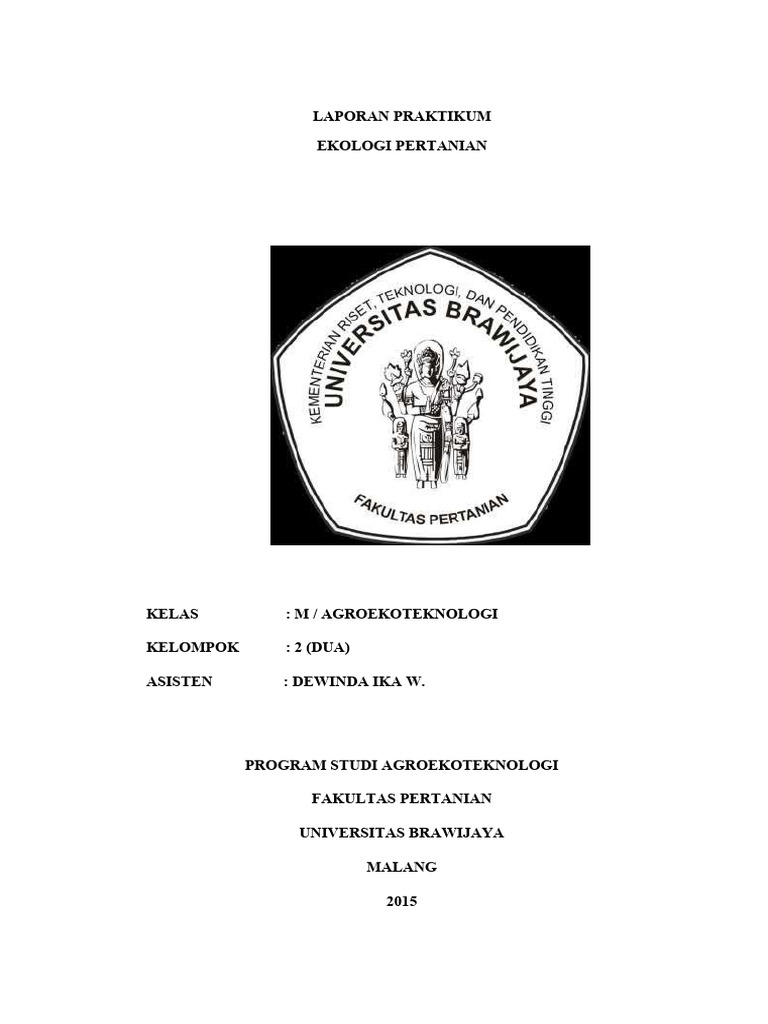 Format Laporan Ekoper 2015 | PDF