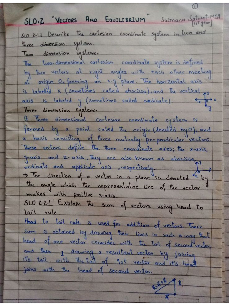 Satwat Phy SLO 2 | PDF