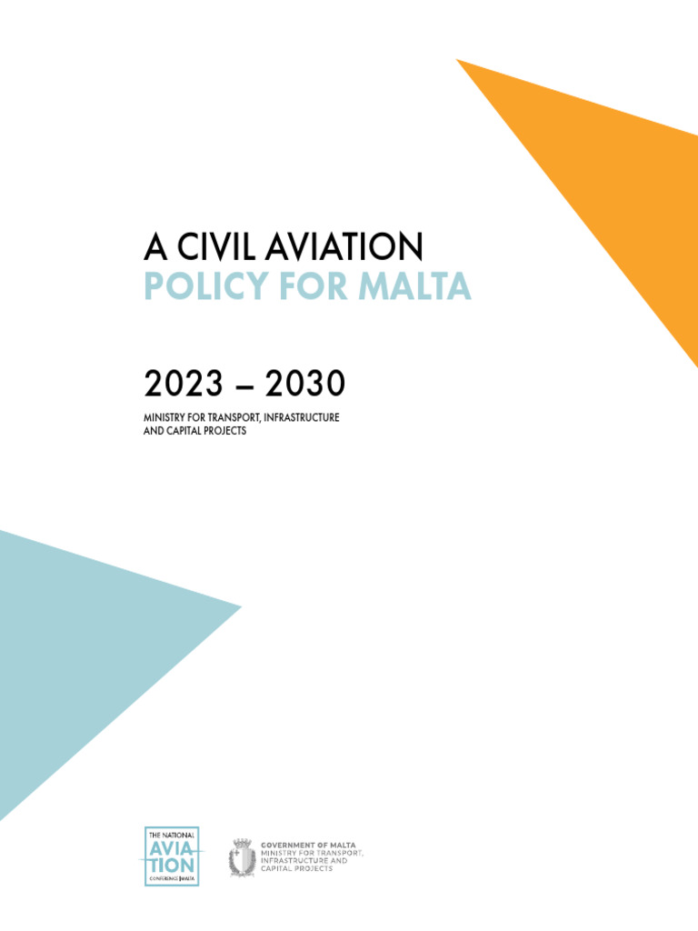 Civil Aviation Policy Document | PDF | Sustainability | Infrastructure