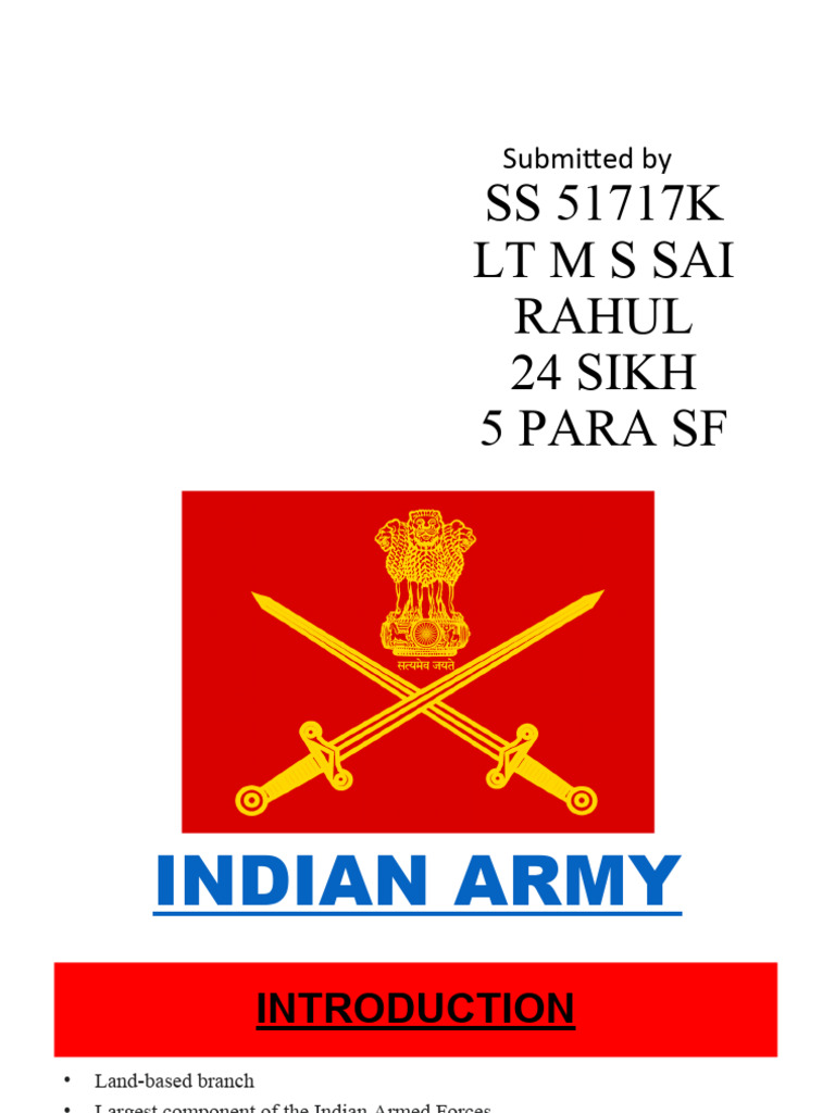 Indian Army | PDF | Military | Military Science