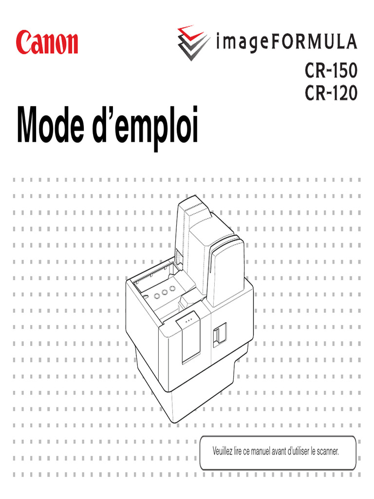 User Manual Canon cr-120 | PDF | USB | Installation (Programmes ...