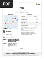 Ola Auto Tax Invoice Details | PDF | Invoice | Taxes
