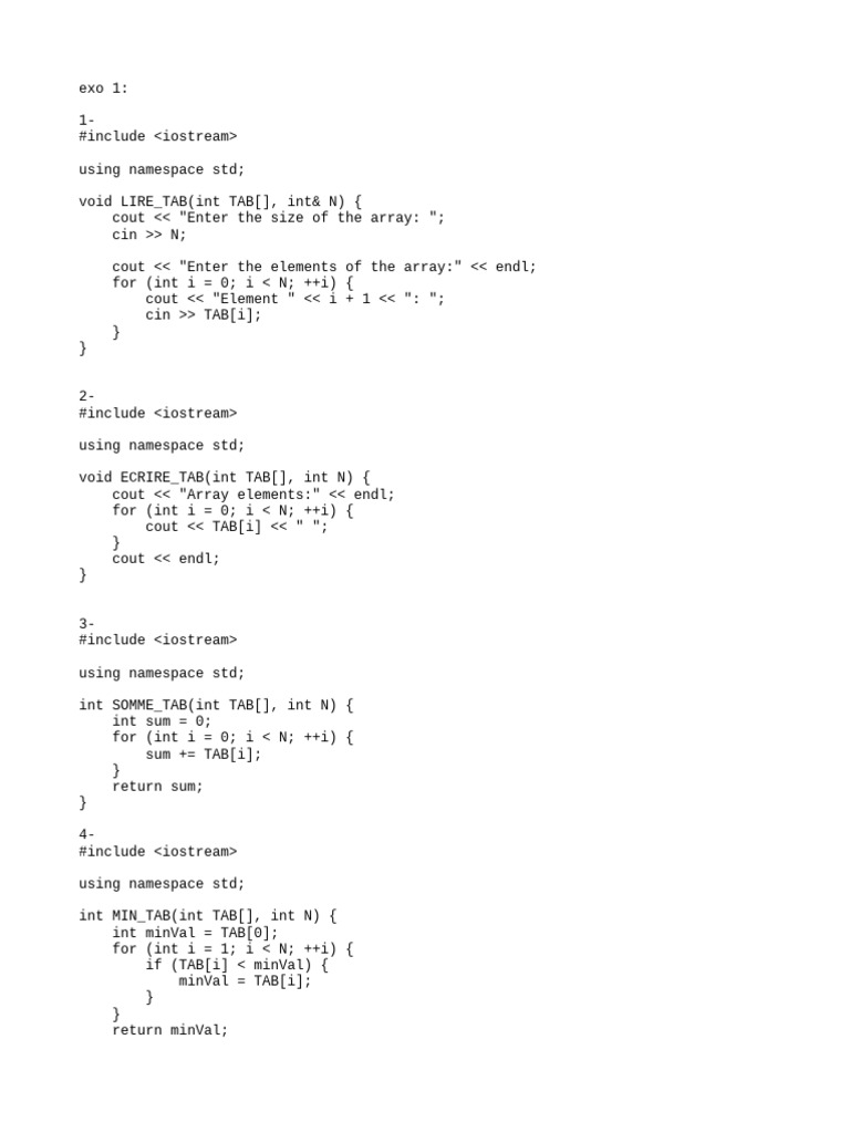 TP 3 CPP | PDF | Namespace | Computer Science TP 3 CPP | PDF | Namespace | Computer Science