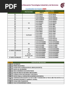 Calendario de Pagos DGETI 2025a | PDF