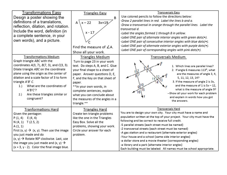 Different Levels of Questions | PDF | Angle | Elementary Mathematics