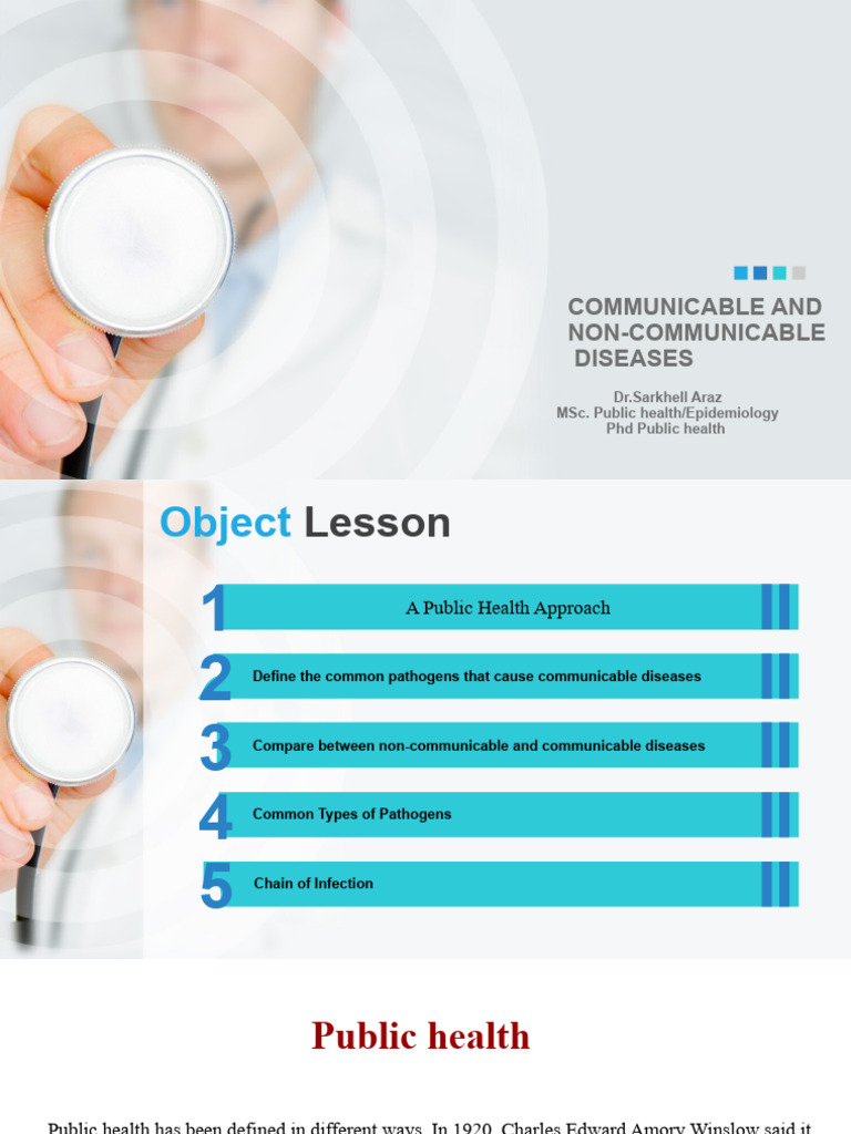 Lecture 2 Community Disease | PDF | Infection | Public Health