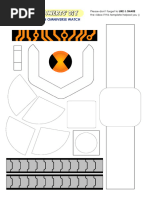 OMNIVERSE ULTIMATRIX OMNITRIX Template | PDF