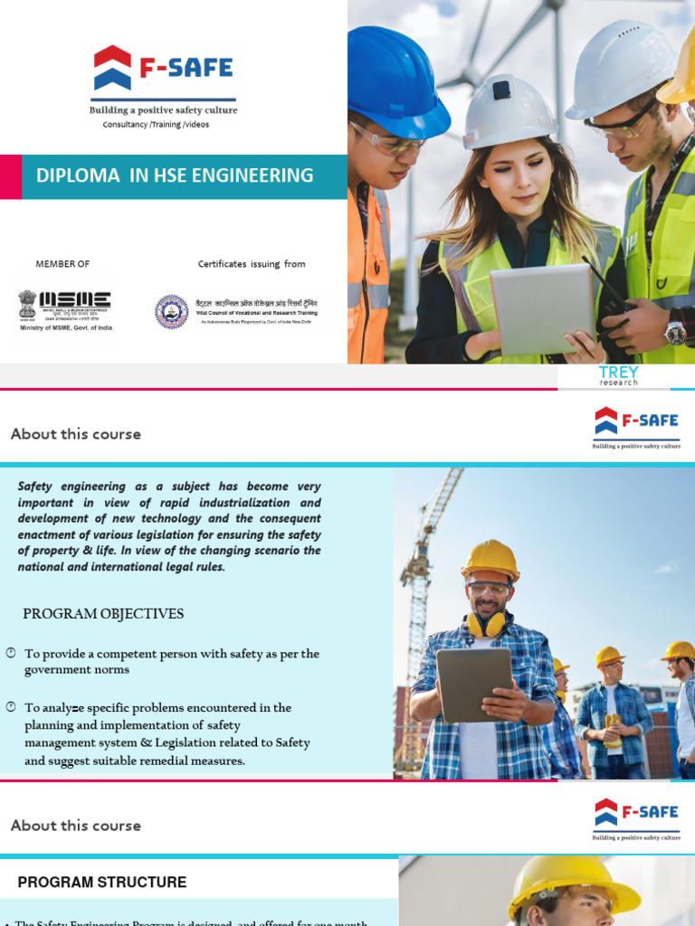 Diploma in Hse Engineering-Finalo | PDF