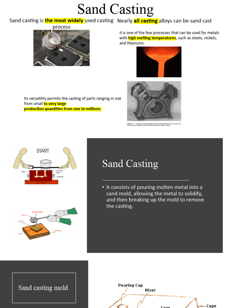 Sand Casting | PDF