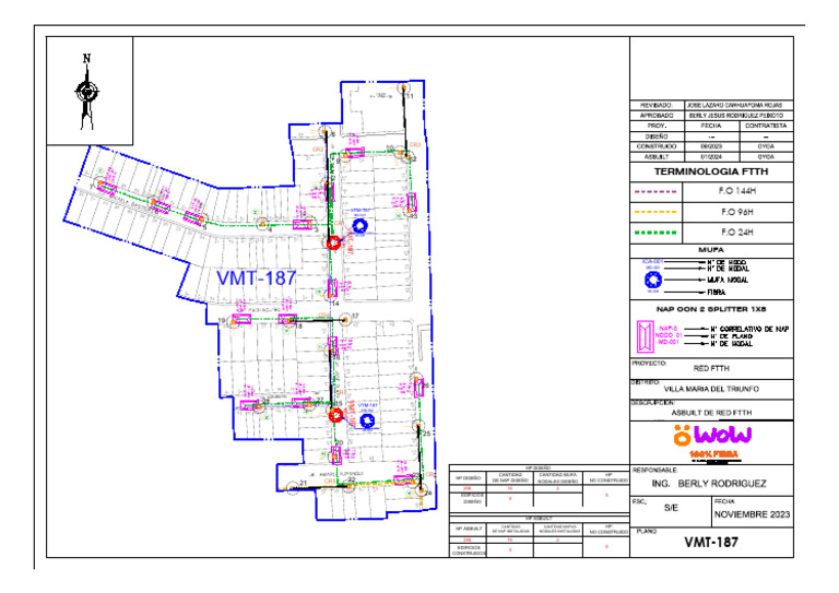 1.2 Asbuilt Unilineal - Troncal 14 - Nodo VMT-187 | PDF