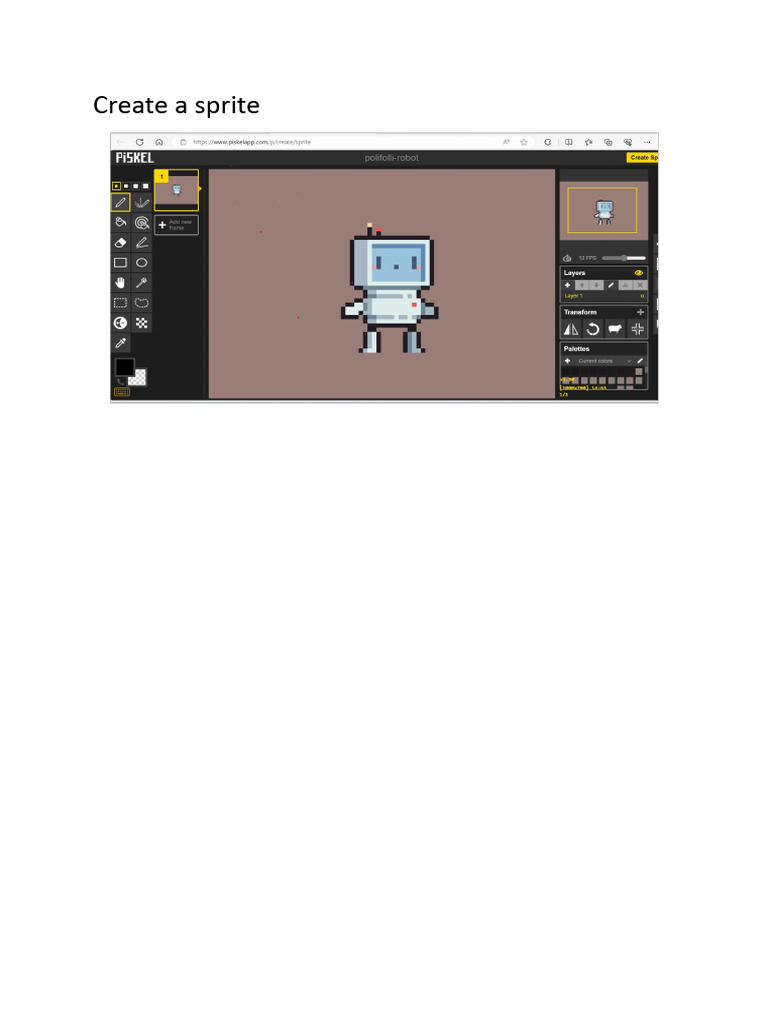Create a sprite-1 | PDF