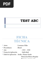 Test ABC: Evaluación de Madurez Infantil | PDF | Memoria | Lectura ...