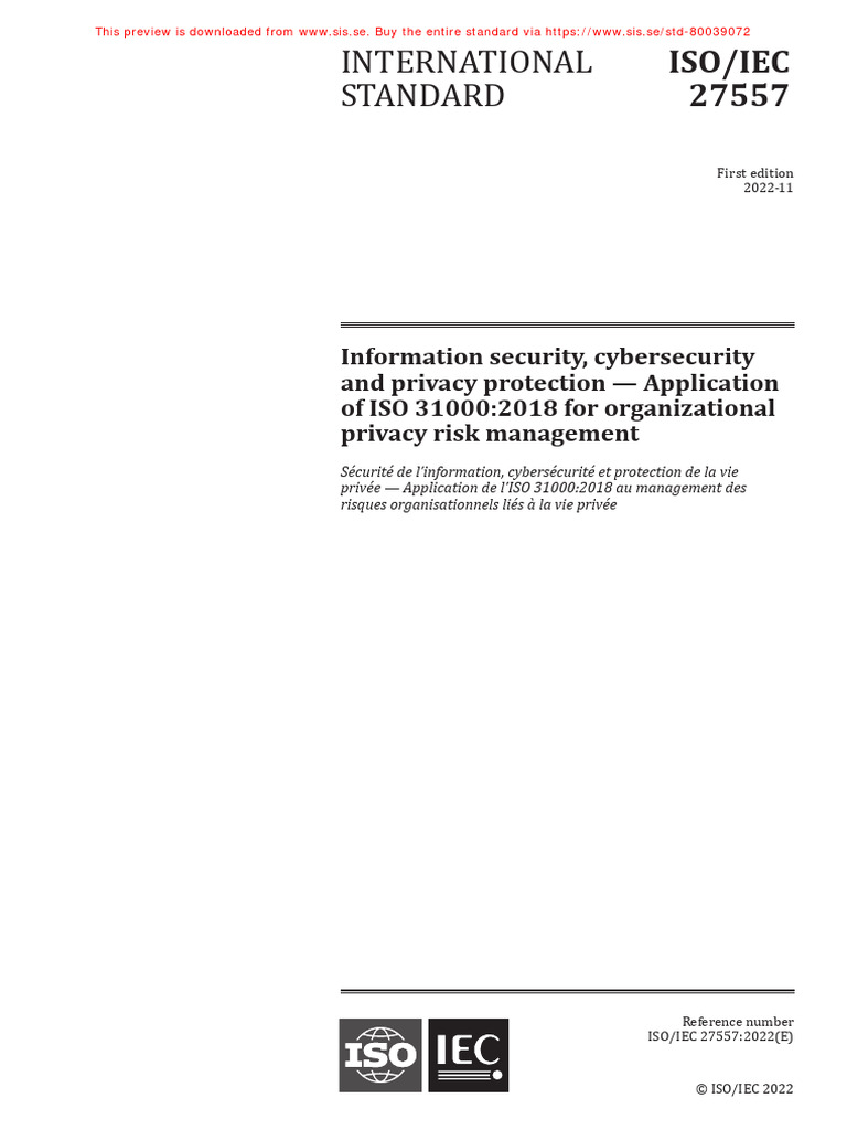 Iso 27557 | PDF
