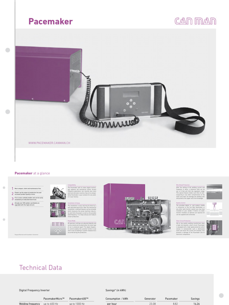 CM 01 Pacemaker | PDF | Welding | Construction