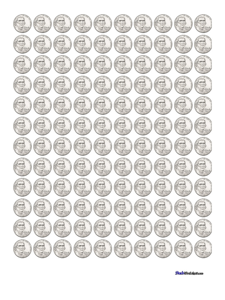 Printable Coins Nickel | PDF