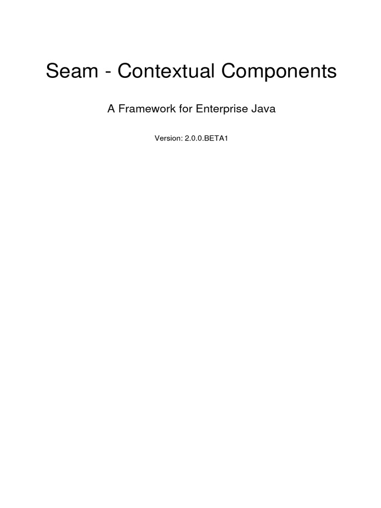 Seam Reference | PDF | Computer Science | Computing