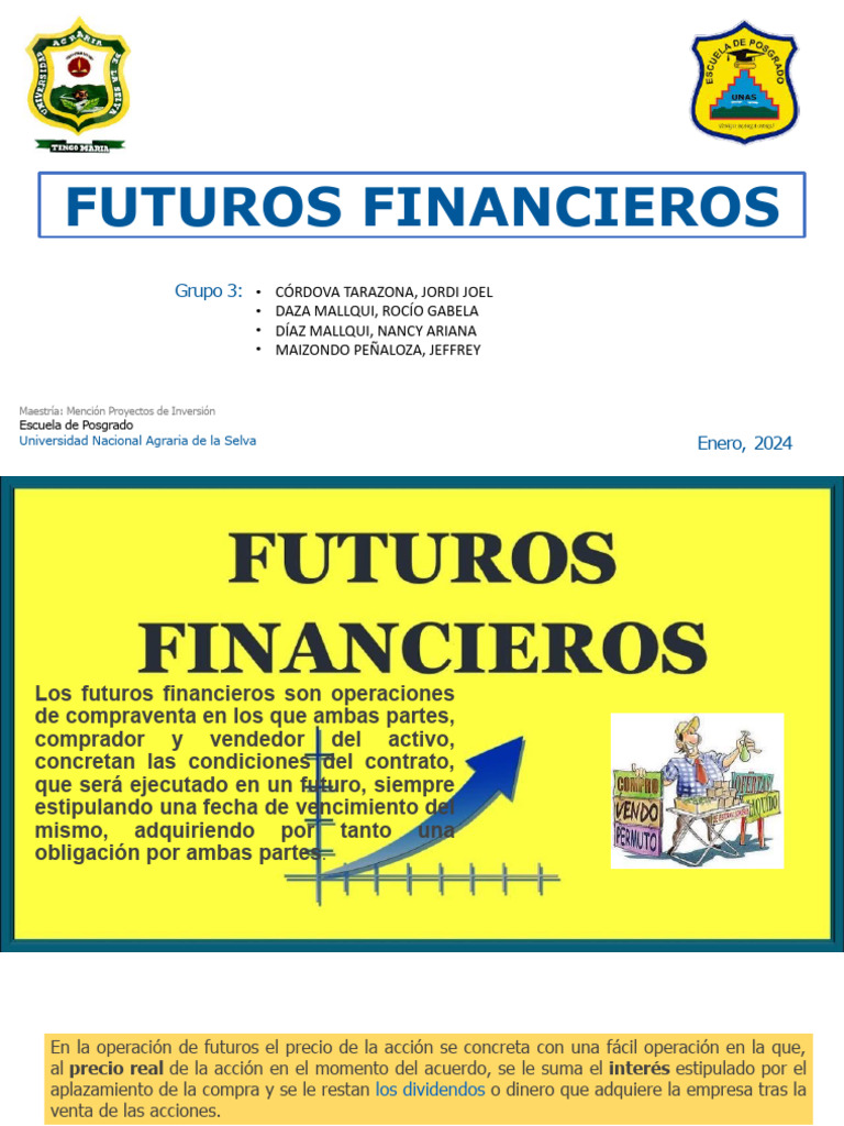Futuro S | PDF | Contratos futuros | Compartir (Finanzas)