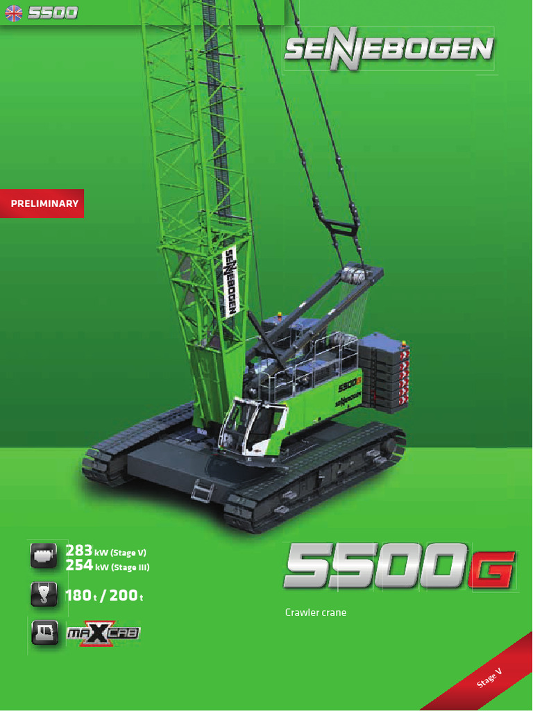 180t - 200t Sennebogen 5500G | PDF