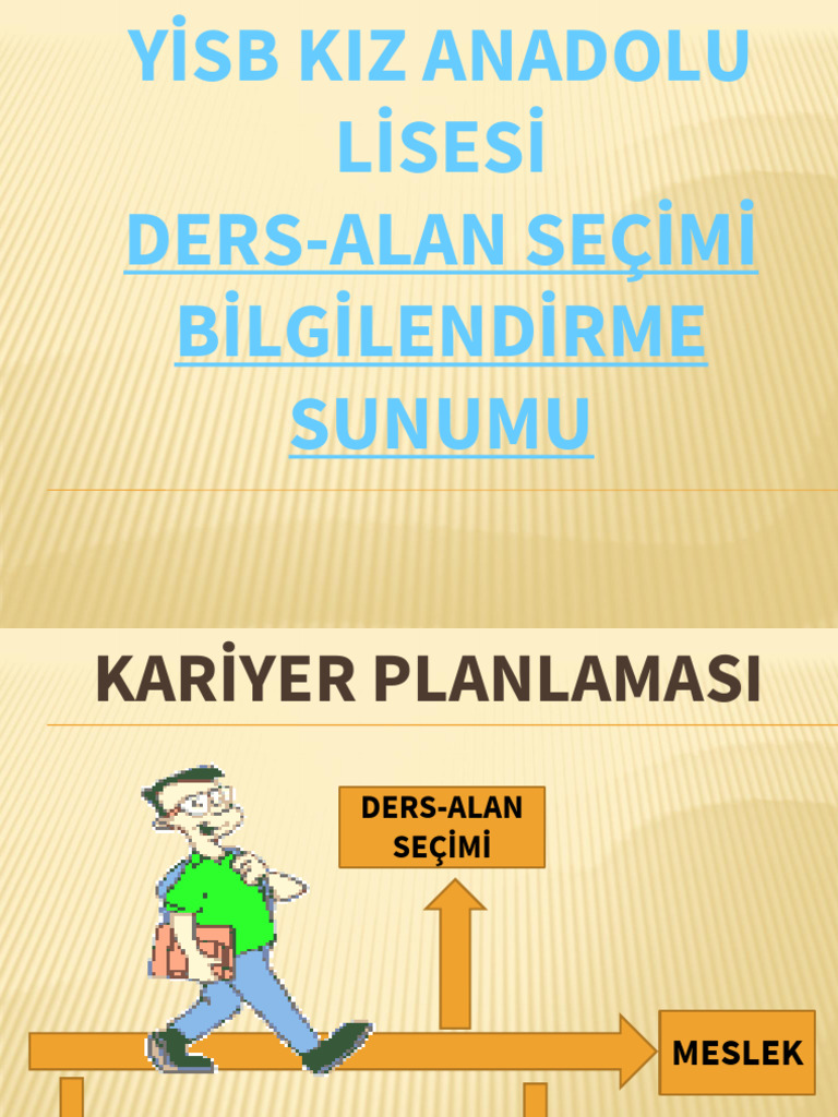 Ders Secimi Sunu 1 | PDF Ders Secimi Sunu 1 | PDF
