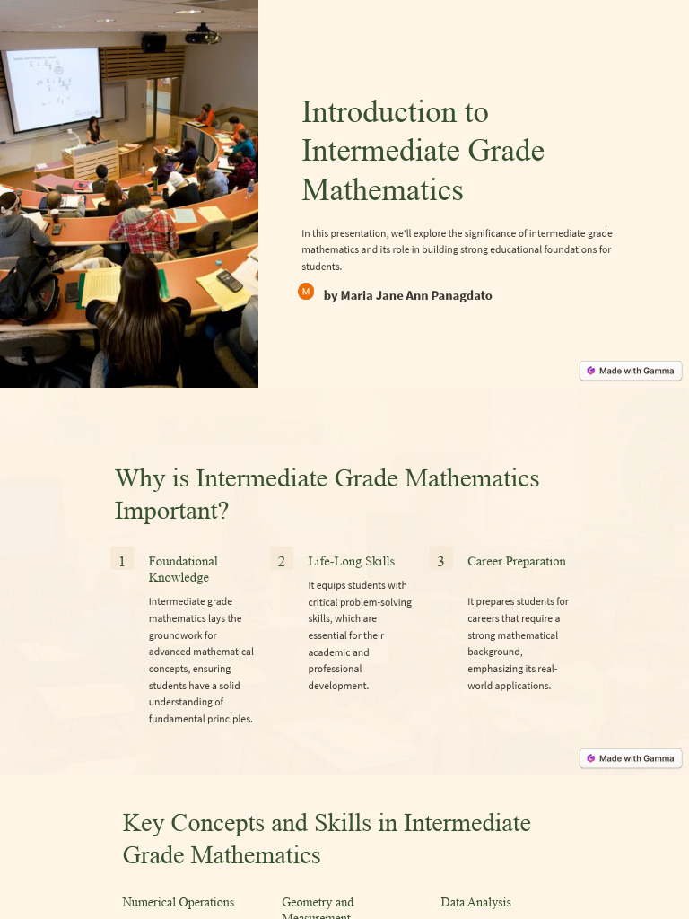 Intermediate Grade Math Guide | PDF | Mathematics | Learning