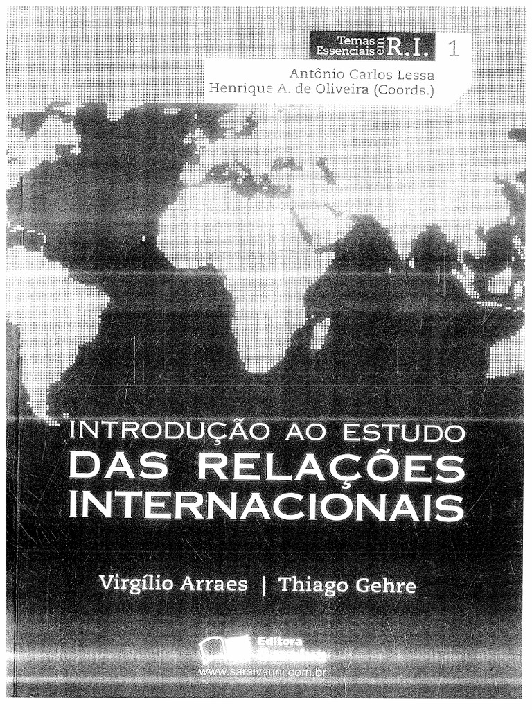 01 LIVRO GEHRE, Thiago. Introdução Ao Estudo Das Relações ...