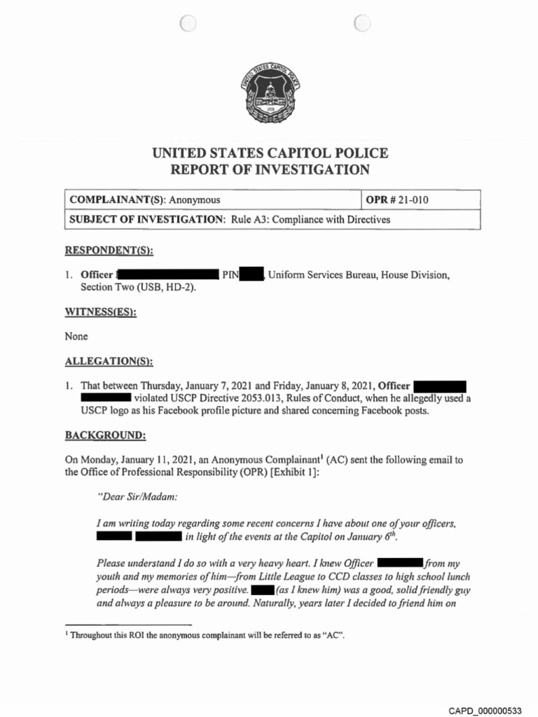 Capd 000000533 | PDF | Police | Facebook