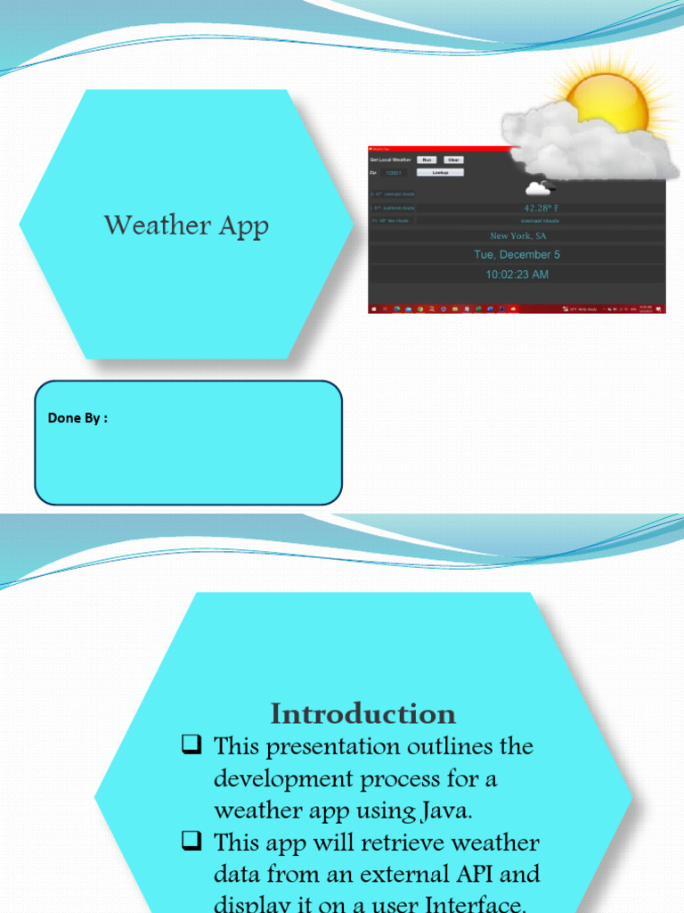 Weather App | PDF | Weather | Mobile App