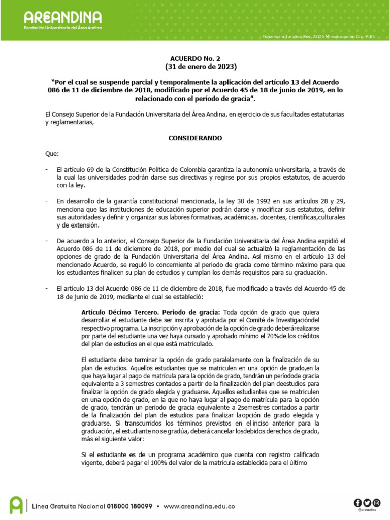 Periodo de Gracia | PDF | Justicia | Crimen y violencia