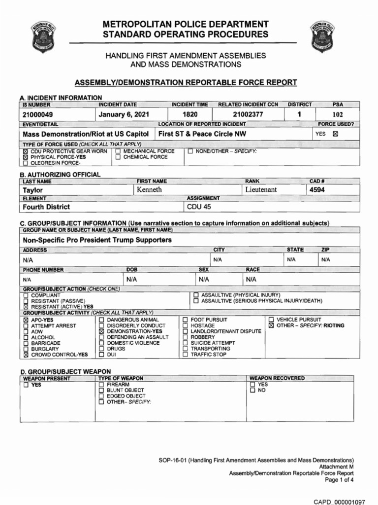 Capd 000001097 | PDF | Police | Law Enforcement