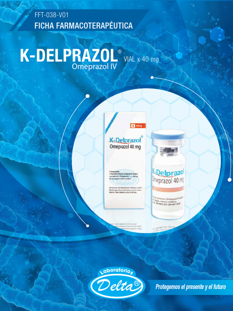 Ficha K Delprazol | PDF | Farmacología | Tratamientos médicos