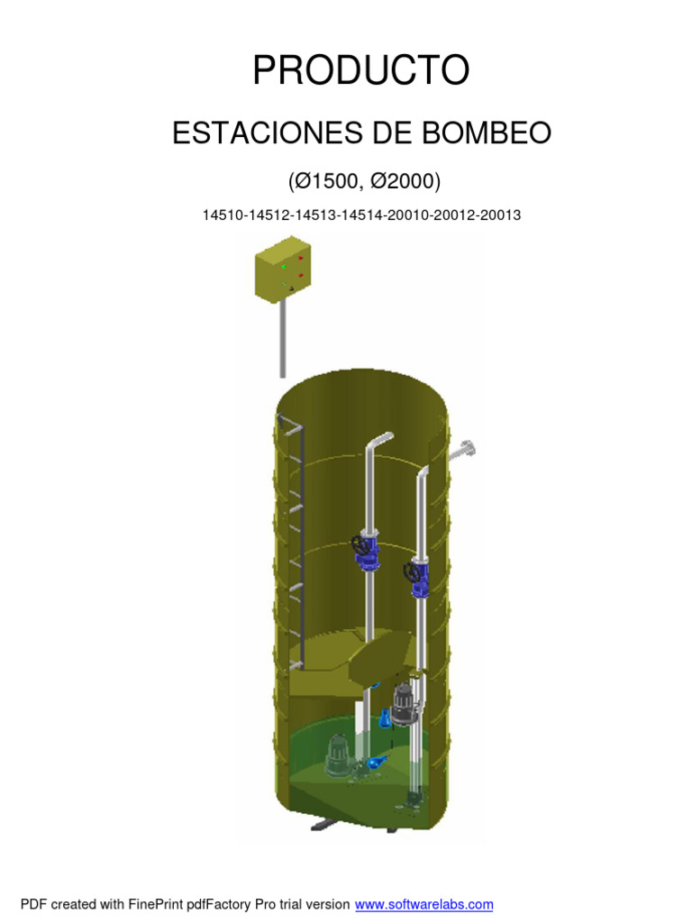 Estaciones de Bombeo | PDF | Gasolinera | Bomba