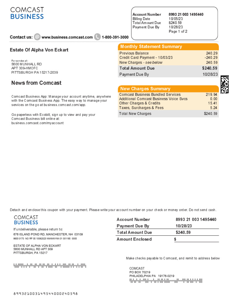 Comcast October 05, 2023 | PDF