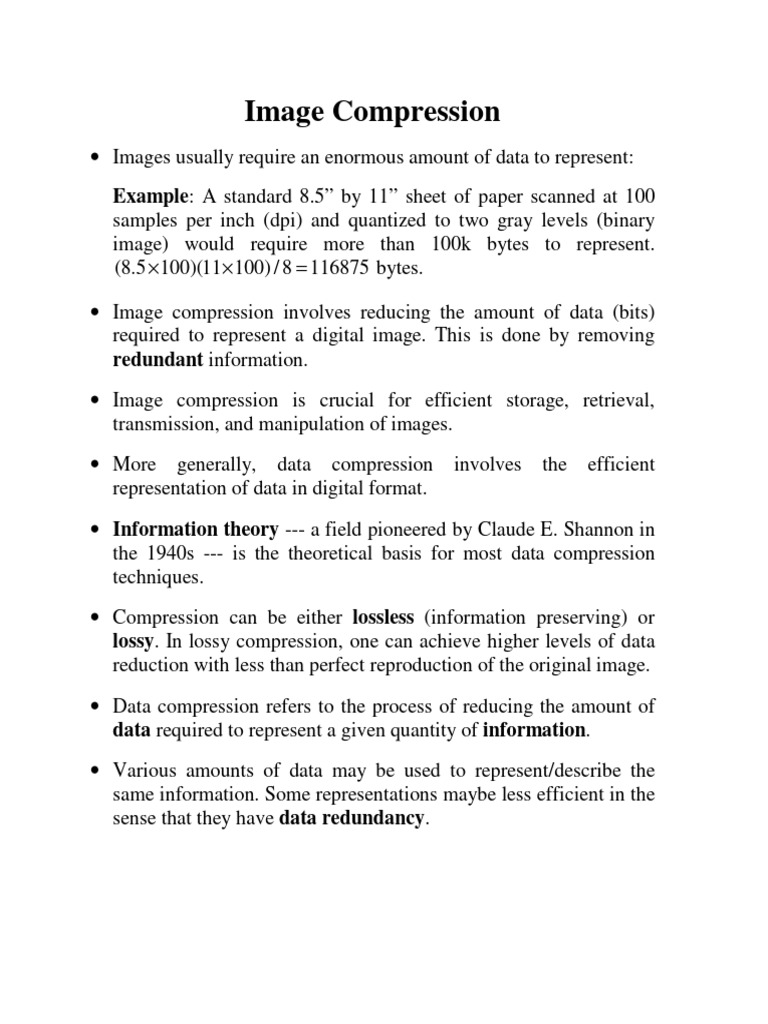 Lecture 17 | PDF | Data Compression | Information