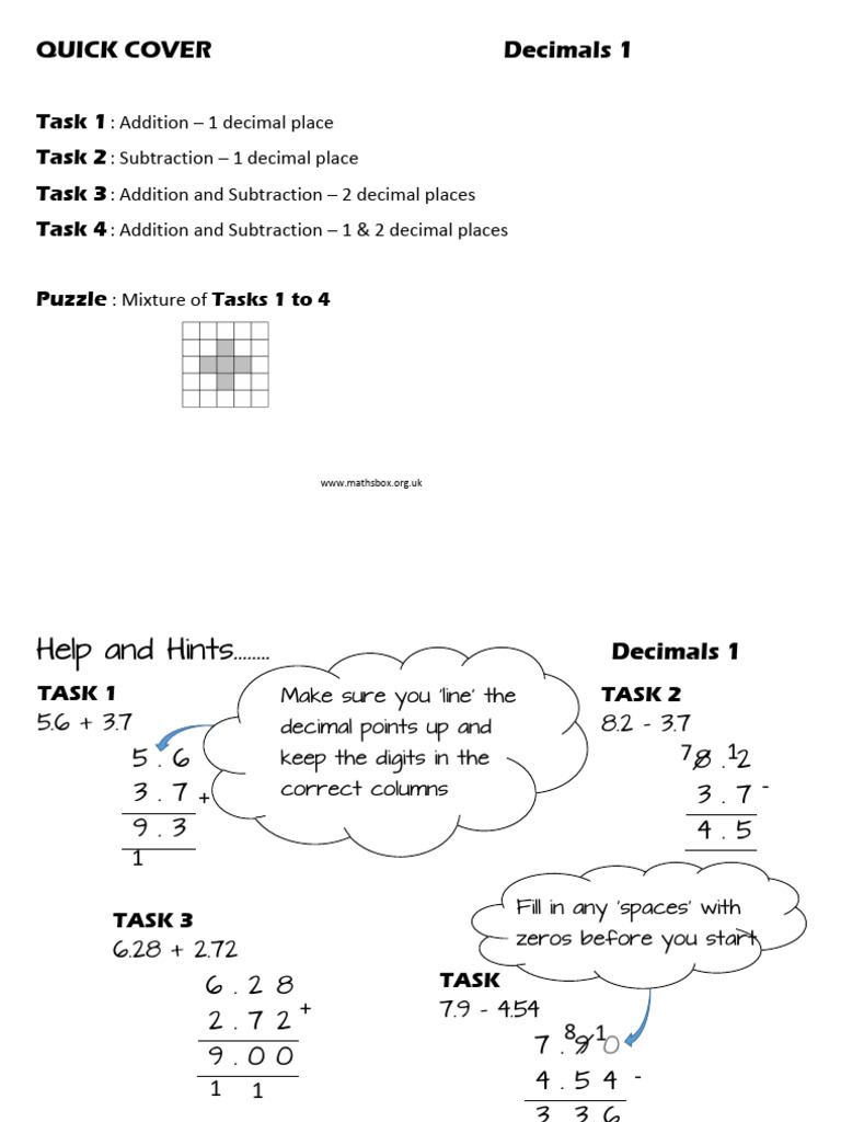 Yr 7 Quick Cover | PDF | Arithmetic | Mathematics