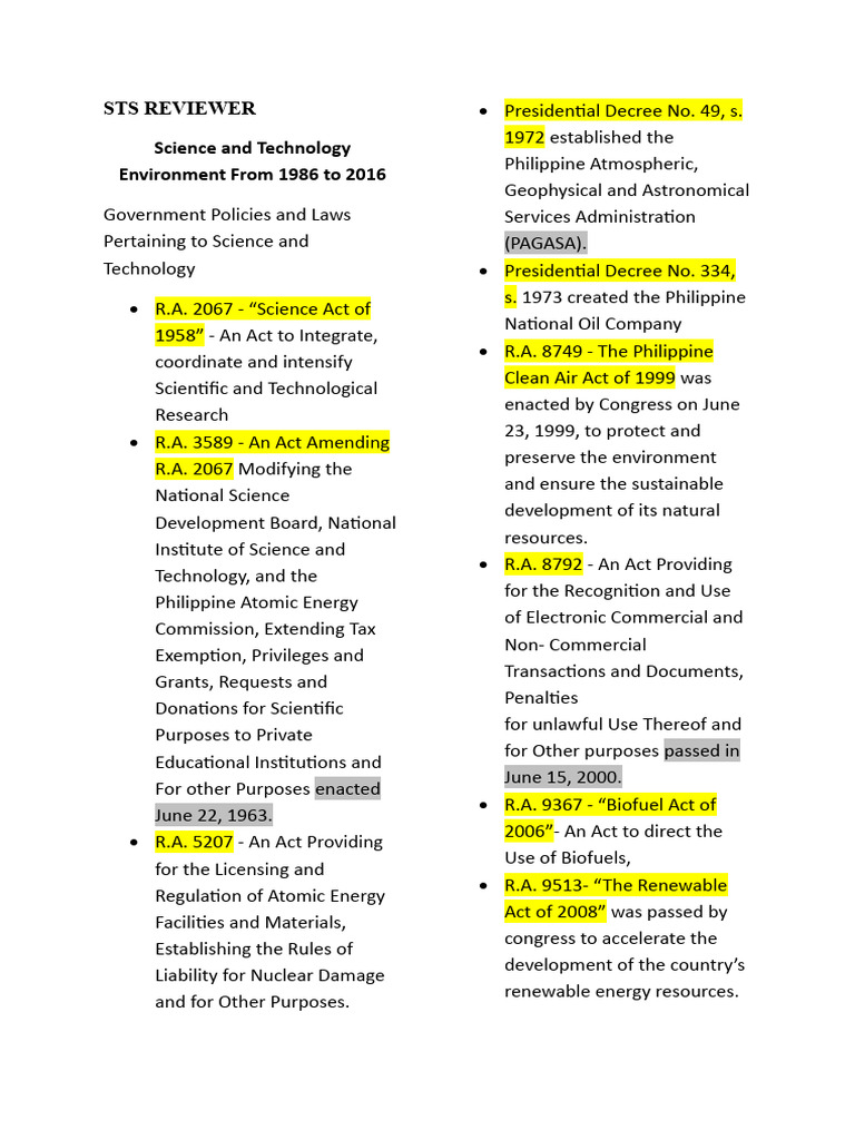 STS Reviewer | PDF | Hedonism | Stoicism