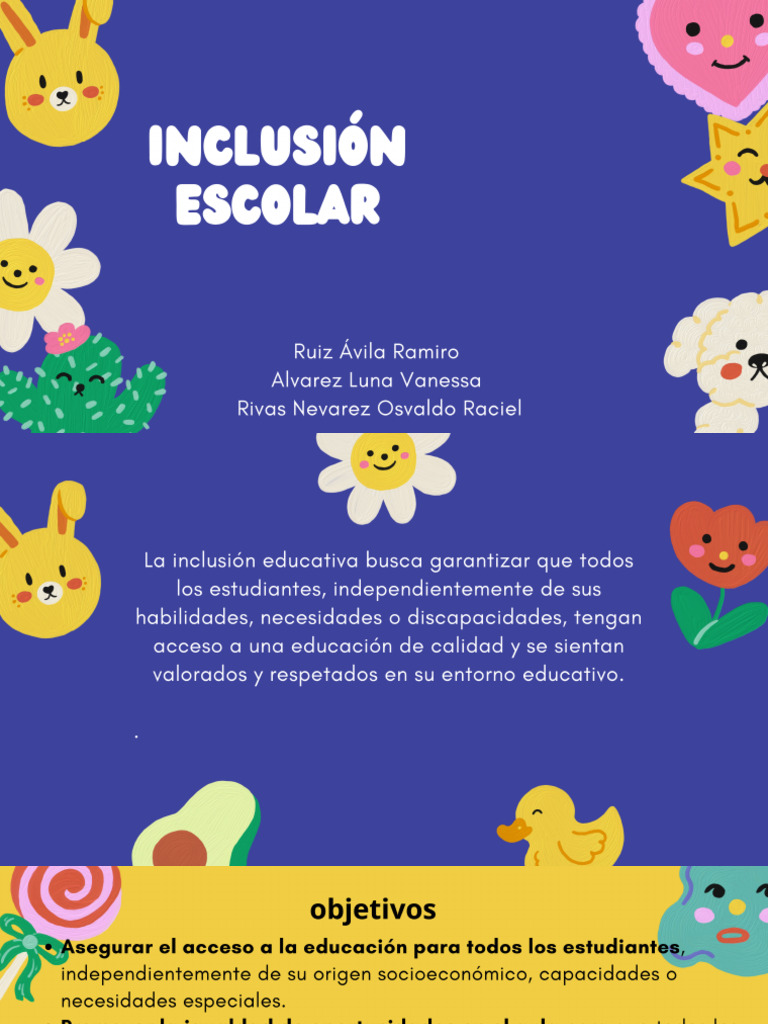 Inclusion Escolar U3 | PDF
