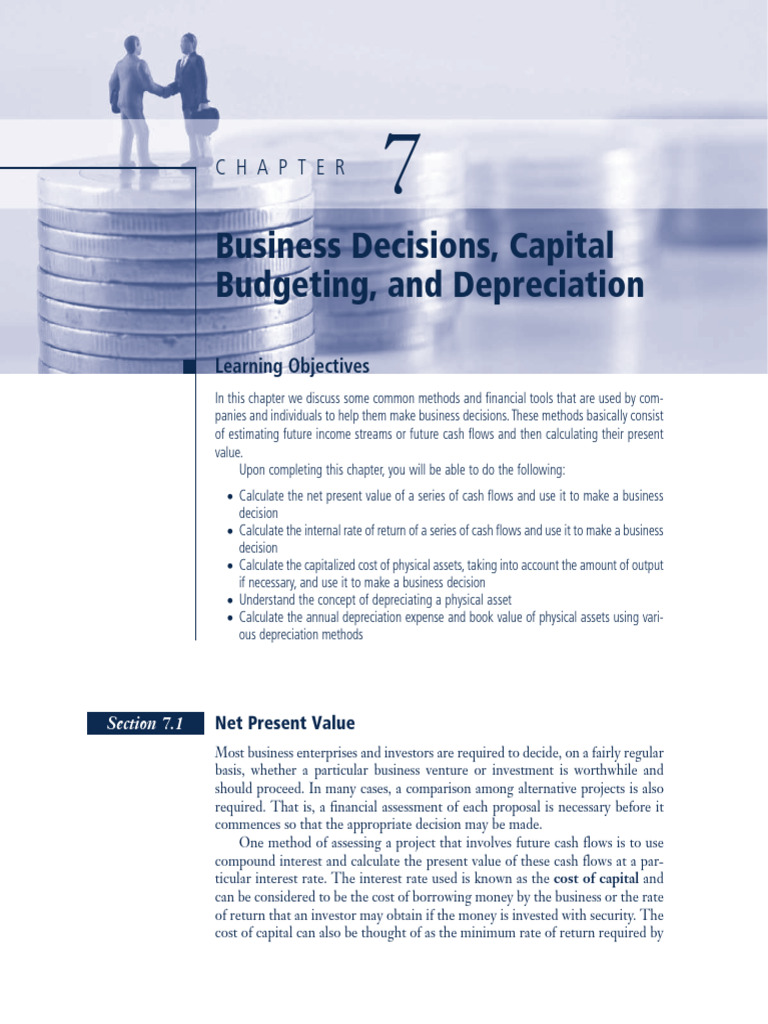 CHAPTER 7 - MATHEMATICS of FINANCE, Seventh Edition by Robert L. Brown, Steve Kopp and Petr Zima ...