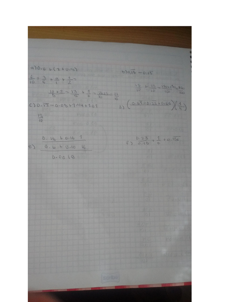 Tarea de Mate (No Sé de Qué Grado XD) | PDF