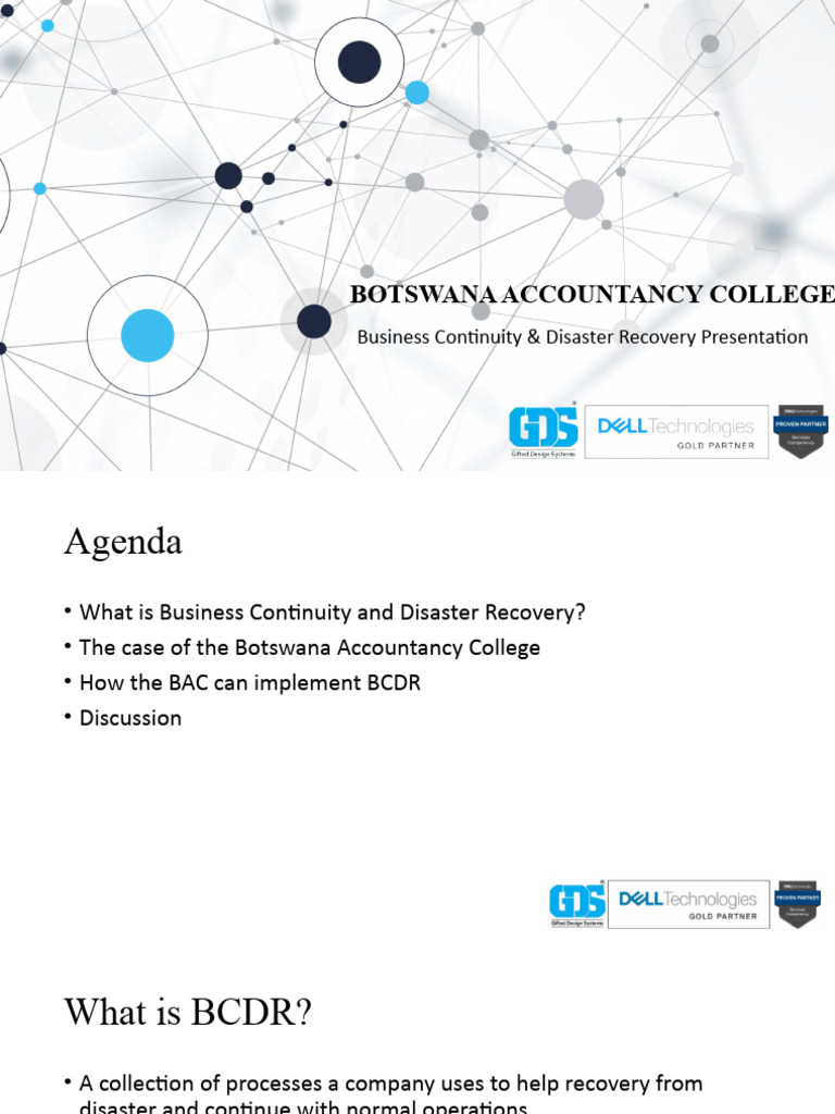 BAC BCDR v0.2 | PDF | Backup | Replication (Computing)