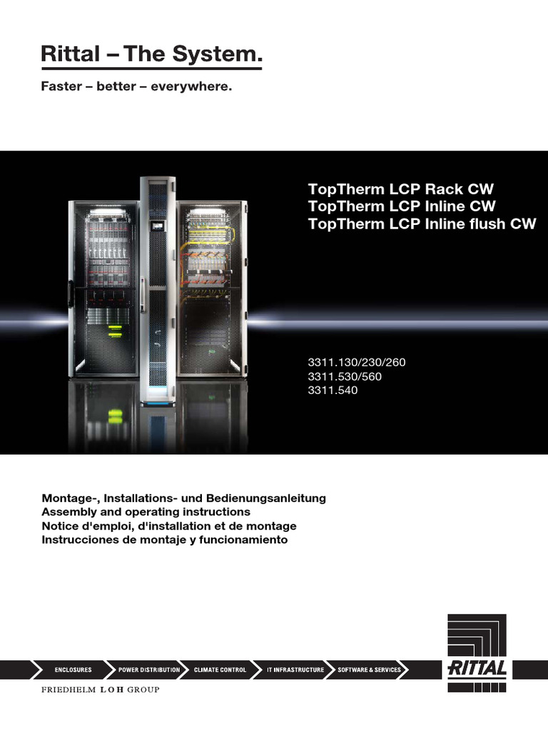 Rittal Instrucciones de Montaje, Instalación y Uso - LCP 5 4387 | PDF ...
