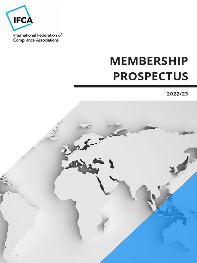 Ifca - Membership Prospectus 2022-2023 | PDF | Professional ...