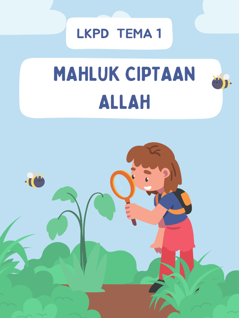 LKPD Tema Ciptaan Allah untuk Anak TK | PDF | Seni & Disiplin Bahasa