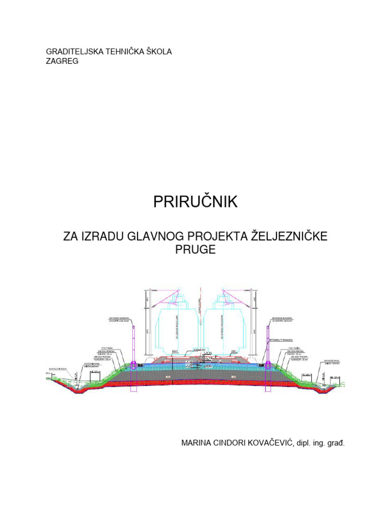Priručnika Za Projektiranje Željezničke Pruge | PDF